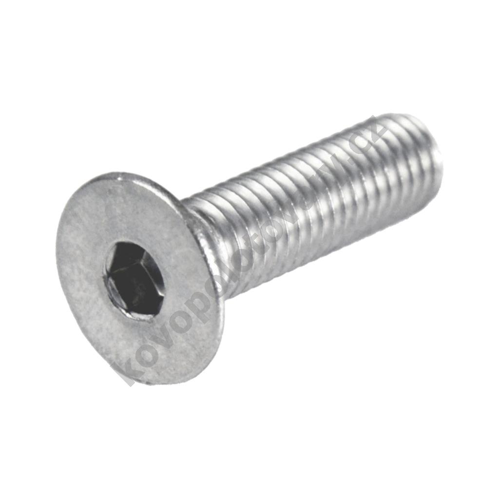 Nerezový šroub M5 x 16 mm DIN 7991, zapuštěná hlava | KovoPolotovary.cz