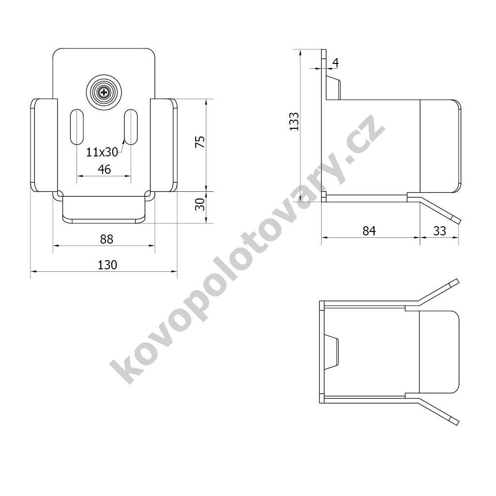 Somfy Elixo 500 3S io K3 7.0Z - sestava pojezdu, pohonu a příslušenství ...
